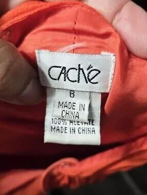 Cache | Dresses | Cache Womens Halter Top Silk Dress Sz 6 | Poshmark
